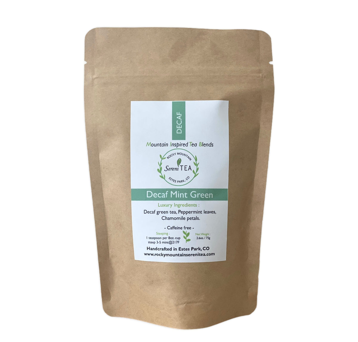 Decaf Mint Green – Rockymountain SereniTEA